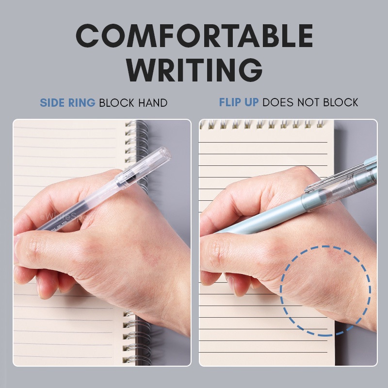 WHITESPACE 160pgs A5 B5 A4 Transparent Flip Up Sketchbook Notebook ...