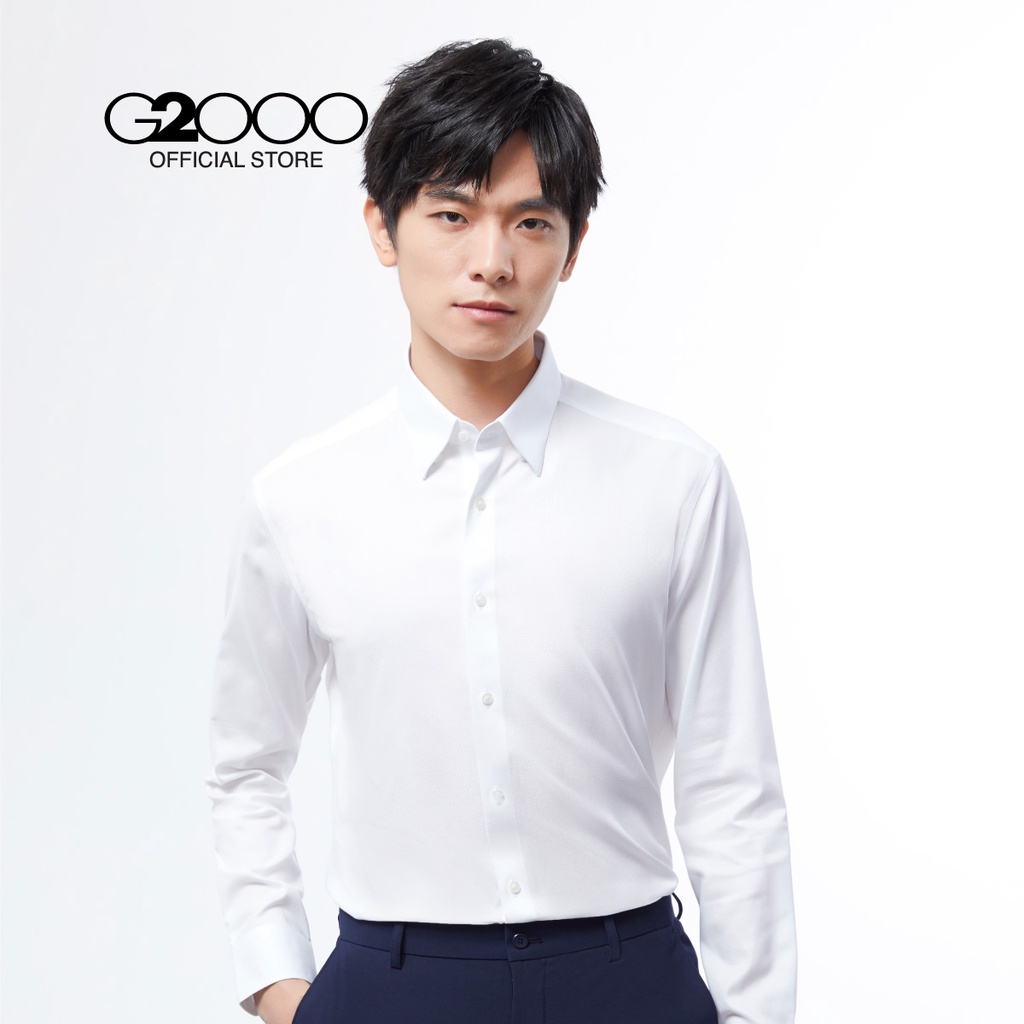 G2000 Men Non-Iron Long Sleeve Formal Shirt Smart Fit 21121222 | Shopee ...