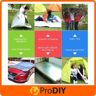 PRODIY Aluminium Mat Camping Ground Sheet Camping Waterproof ...