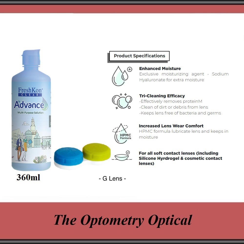 FreshKon Clear Advance Multi-Purpose Solution 360ml (Exp:04/2027 ...