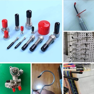 10/50pcs Rubber end caps Rubber Cap Screw End Cap Cover Plastic Tube ...