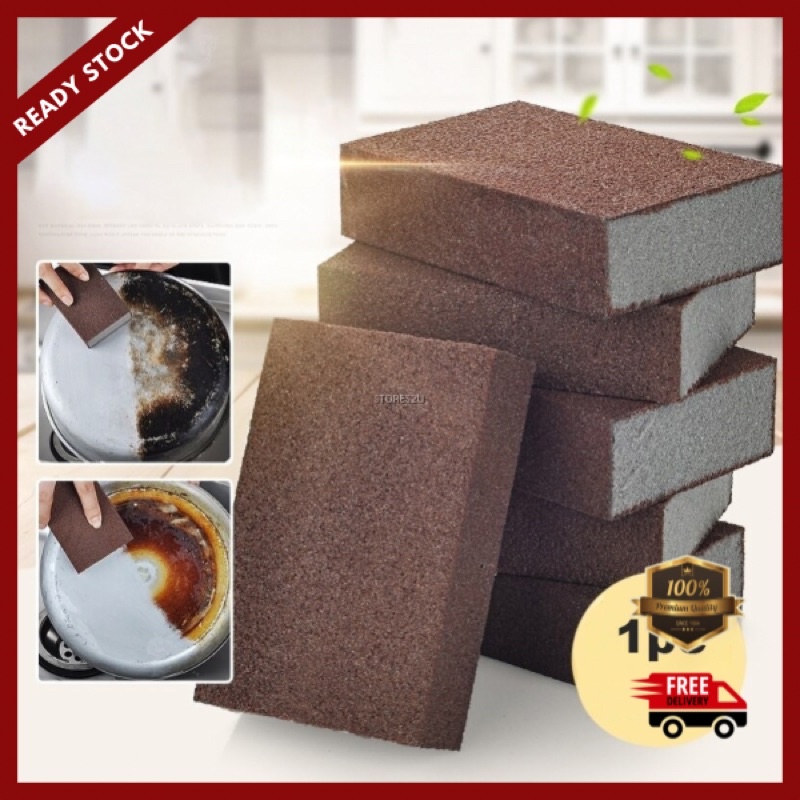 🔥READY STOCK🔥Nano emery sponge wipe dirt cleaning kitchen magic wipe ...