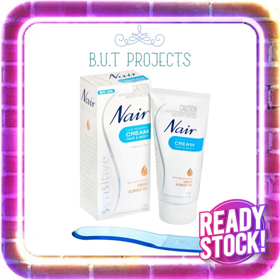 [100% IMPORT Date: 11/2028] Nair 脱毛膏 Hair Removing Cream Sensitive Skin ...