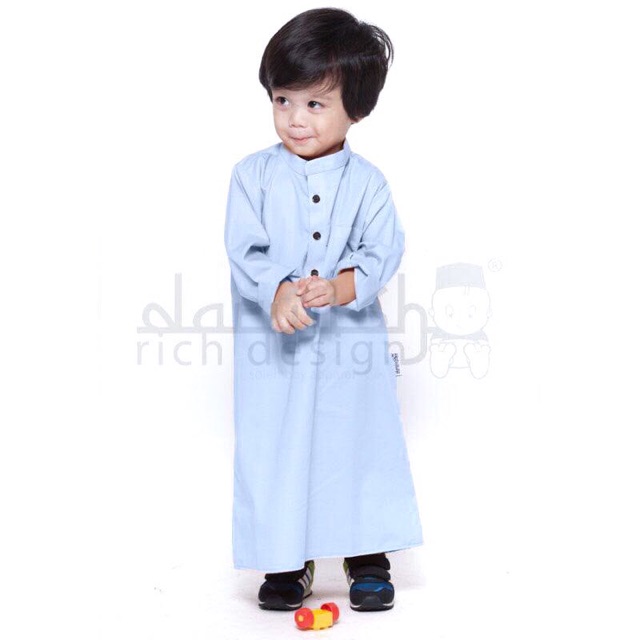 Ready Stock! Jubah Baby Boy Baby Blue [NB-8YR] | Shopee Malaysia