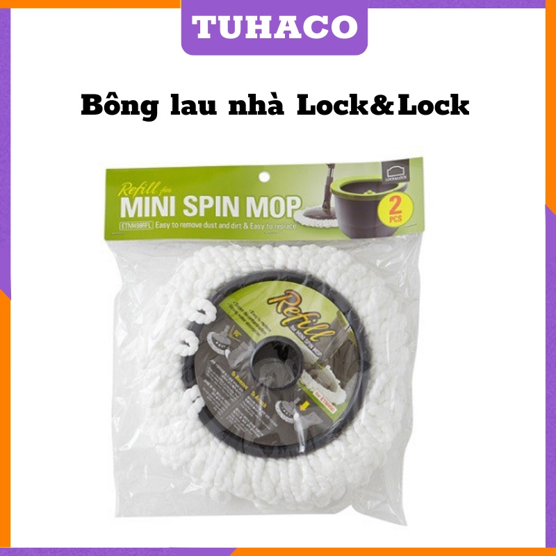 Mop cotton, set of 2c, Lock&Lock cotton for ETM 498 green Tuhaco mop ...