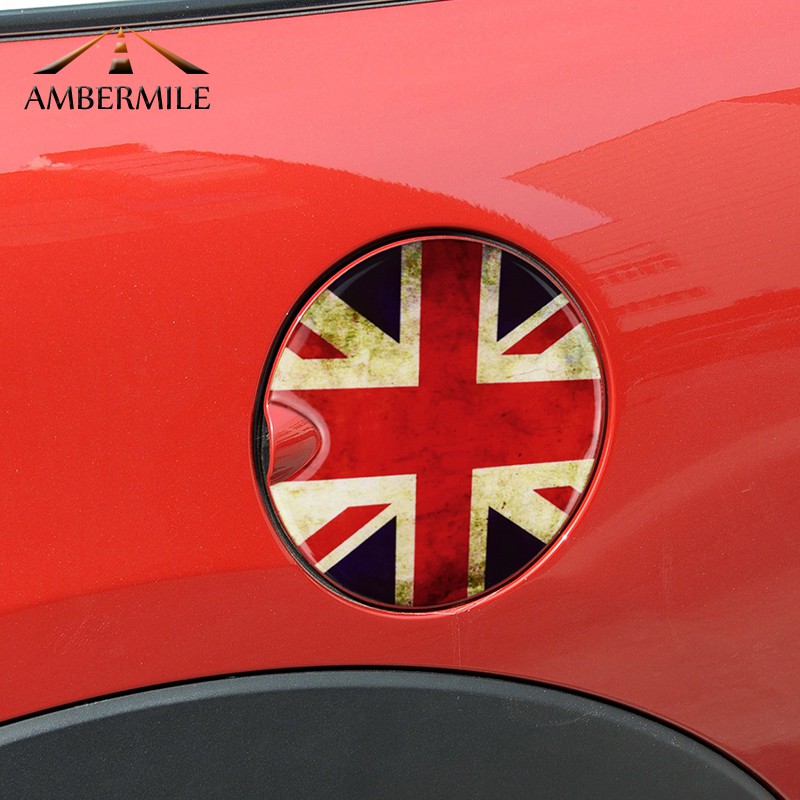 3D Car Fuel Tank Cap Covers Stickers for BMW Mini Cooper F55 F56 R55 ...