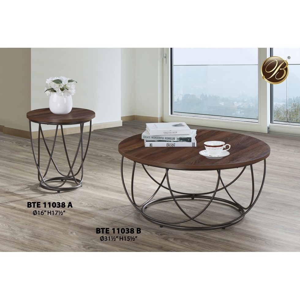 [5.5 SALES] HOT SALES READY STOCK 2in1ROUND COFFEE TABLE MEJA KOPI ...