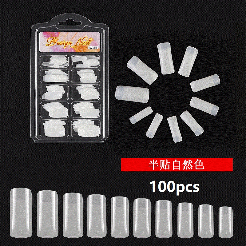 100-500pcs Nail Extension Tips False Full Tips/Half Tips Nails DIY Nail ...