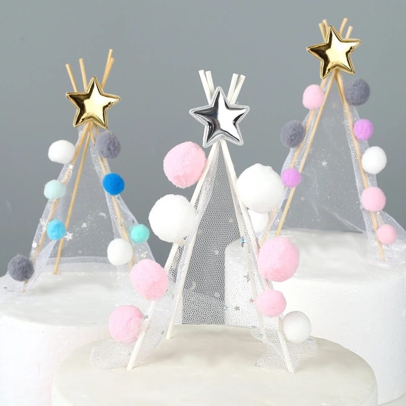 Tent Cake Topper 帐篷蛋糕装饰 | Shopee Malaysia