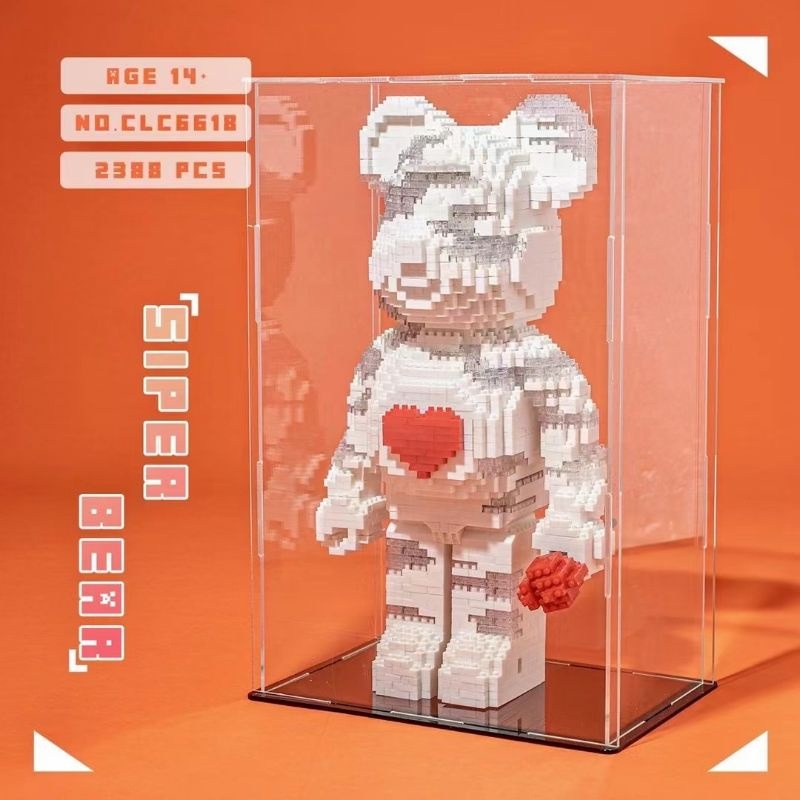 🔥Ready stock🔥Lego bearbrick Mirco Particle Building Blocks 全马bearbrick ...