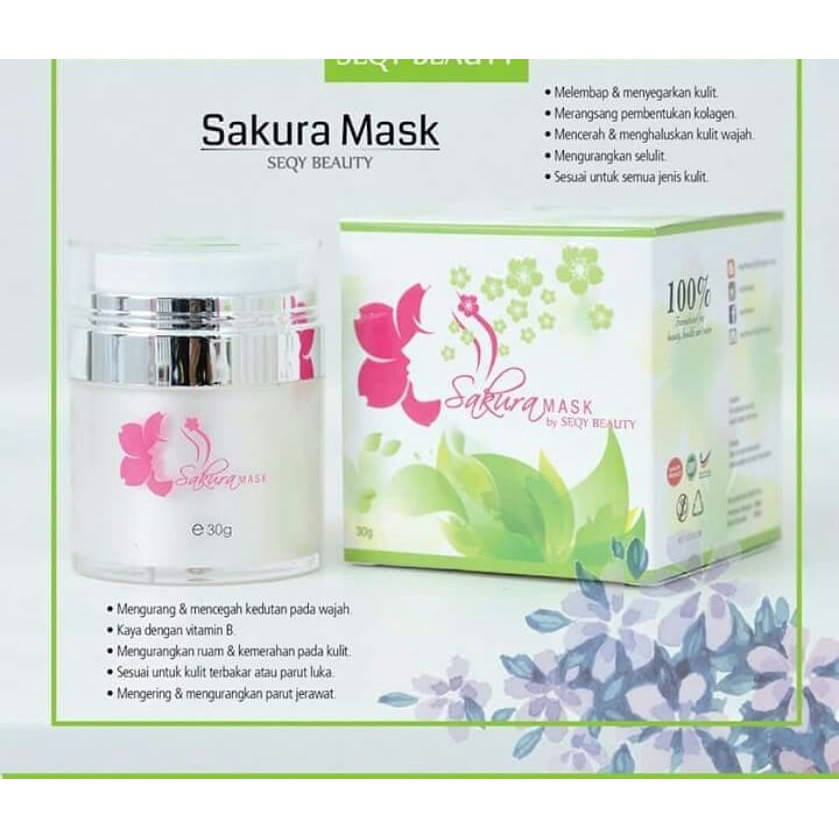 🔥 SAKURA MASK BY SEQY BEAUTY | Shopee Malaysia