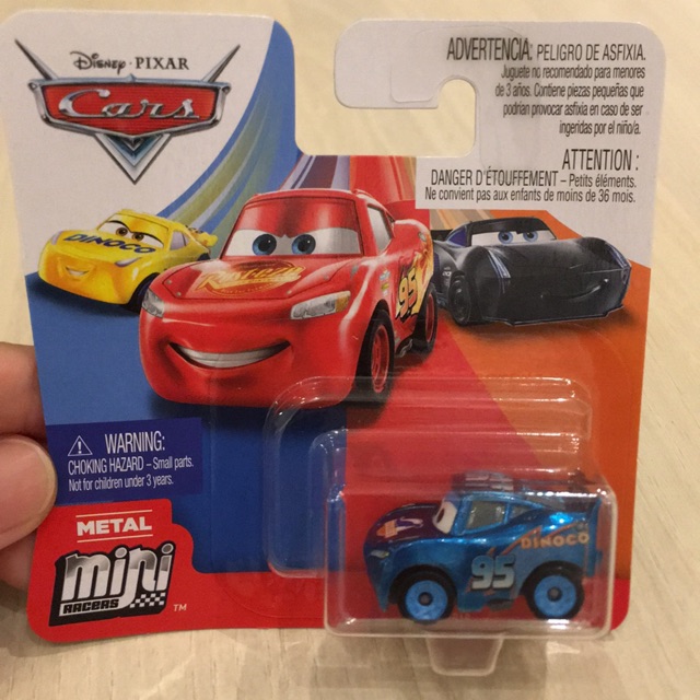 Disney Pixar Cars Mini Racers Dinoco Lightning McQueen/Rayd McQueen ...