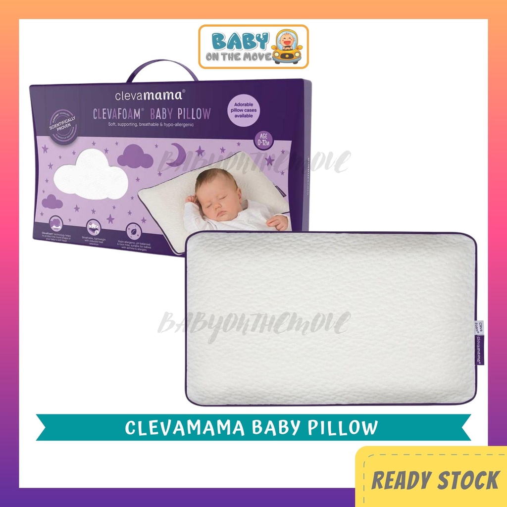 CLEVAMAMA ClevaFoam Baby Pillow Bantal Bayi | Shopee Malaysia