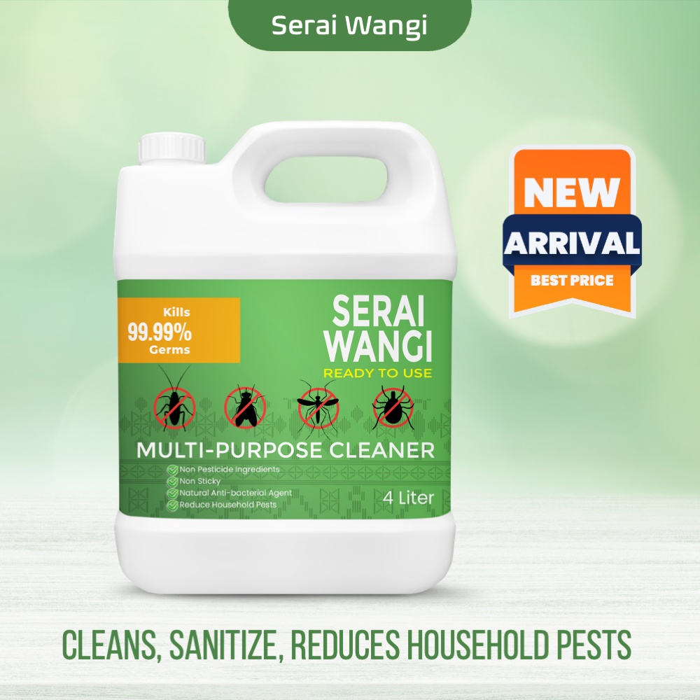 Serai Wangi Pest Repellent Multi Purpose Cleaner 4L Anti Bacterial ...