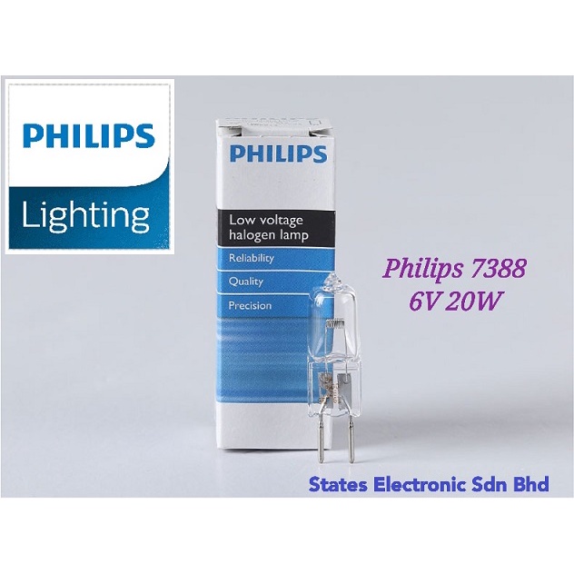 Philips 7388 6V 20W G4 ESB Projection Lamp | Shopee Malaysia