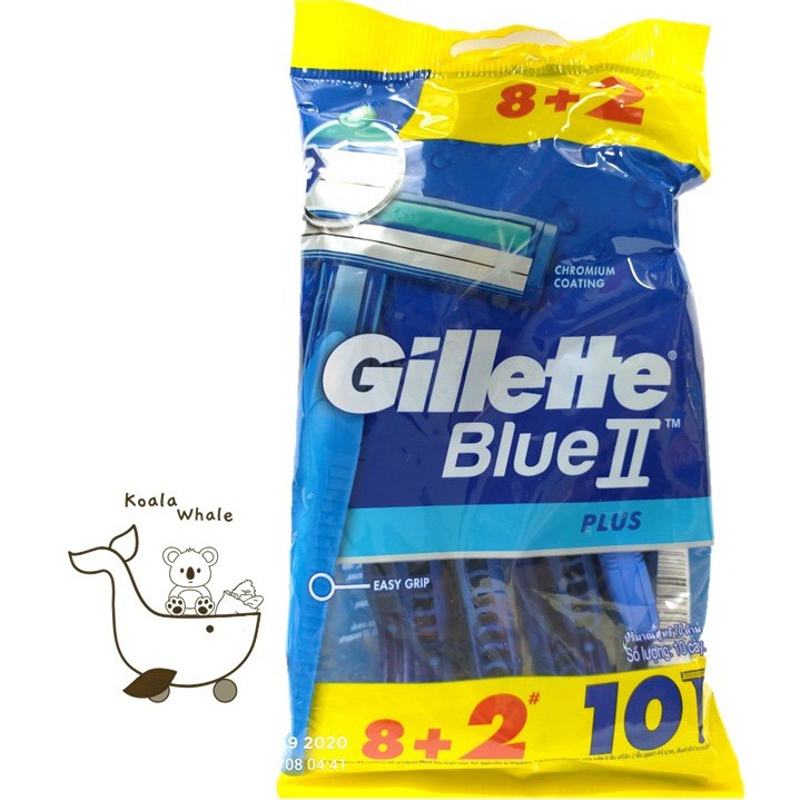 Gillette Blue 2 / Blue II Plus 8+2 (Original) | Shopee Malaysia
