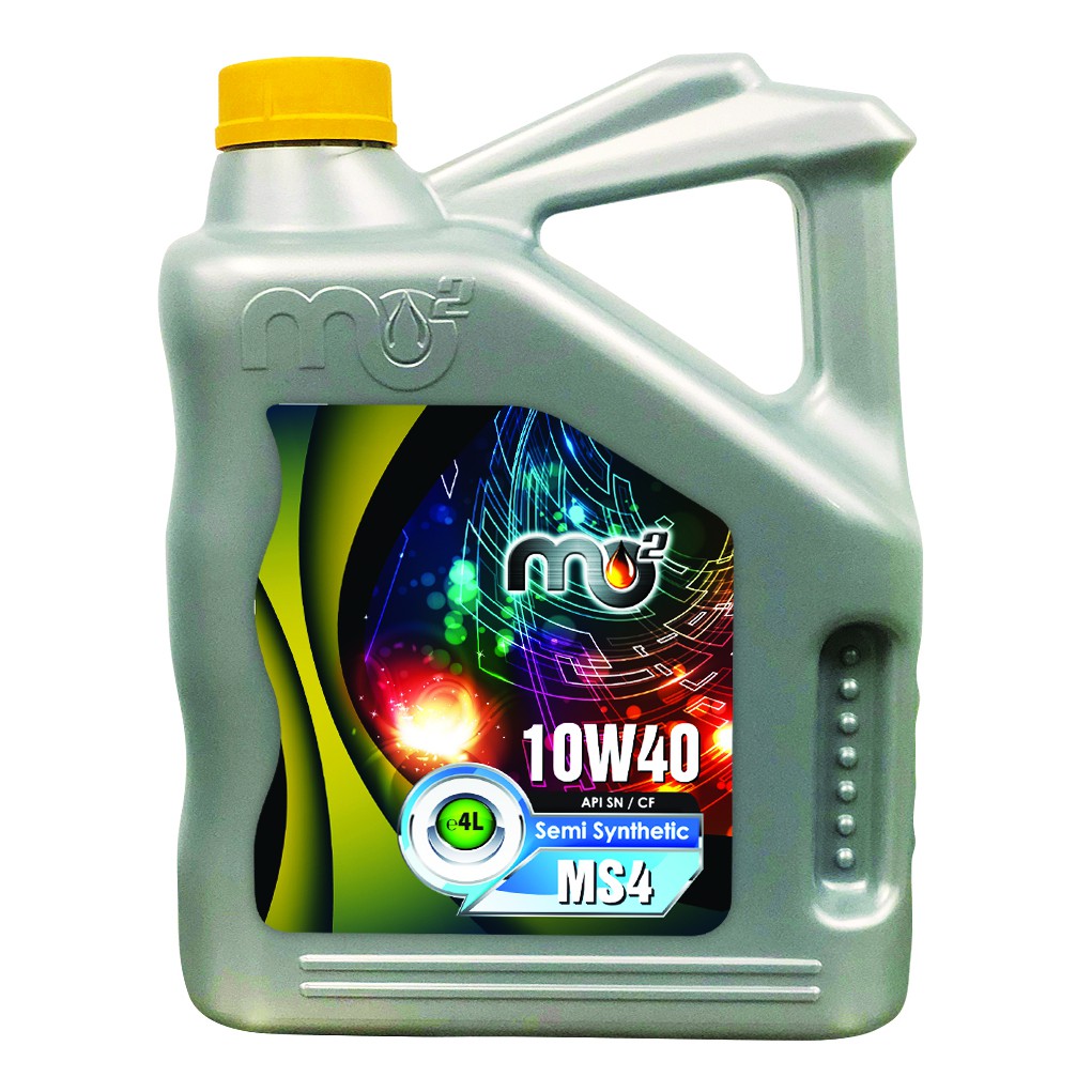 MO2 MS4 SAE 10W40 SEMI SYNTHETIC CAR ENGINE OIL (4 LITRES) | Shopee ...