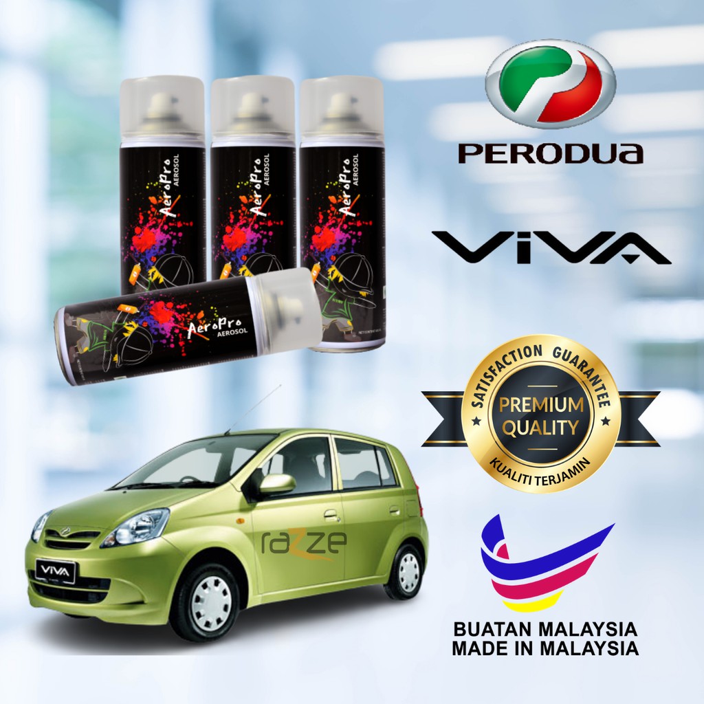 PERODUA VIVA – Aerosol Spray Paint Original Colour Touch Up– RAZZE ...
