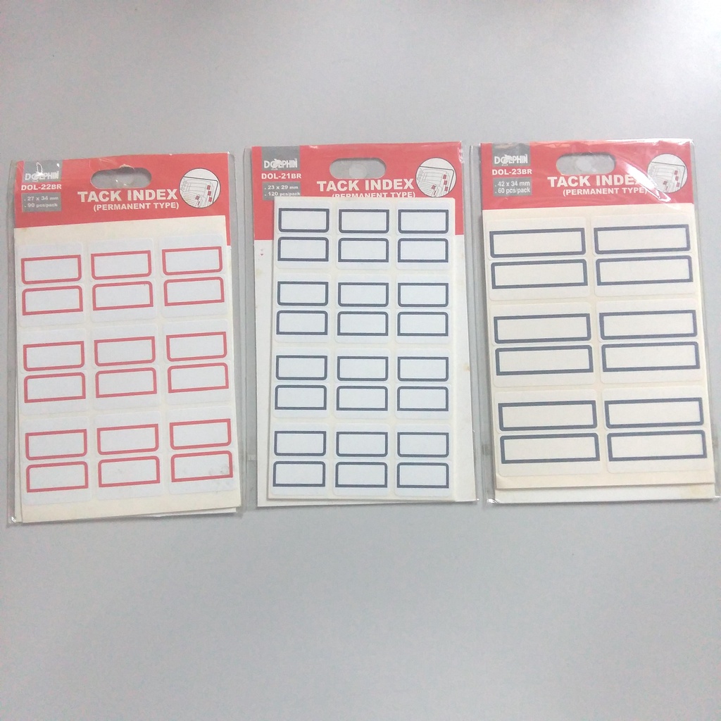 Tack Index (Paper Label) (Permanent Type) | Shopee Malaysia