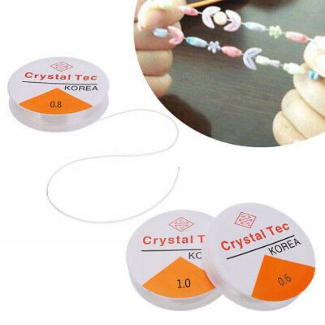 Crystal Tec Stretch Silicon Elastic Thread String | Shopee Malaysia