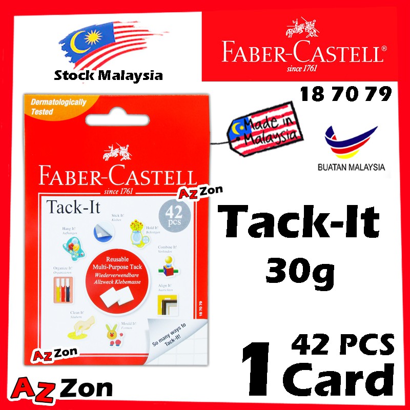 Faber-Castell Tack-It Reusable Multi-Purpose Tack It Reusable Adhesive ...