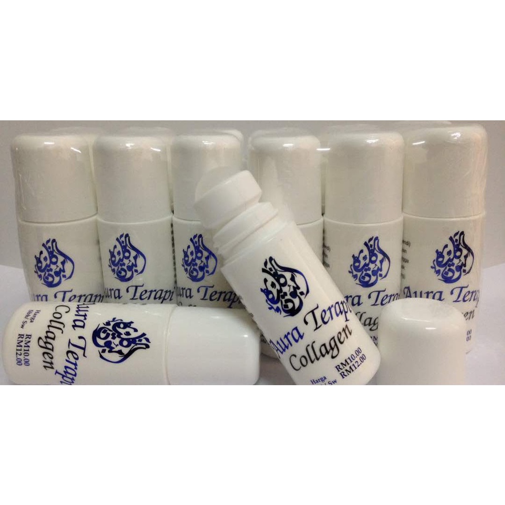 (COLLAGEN) AURA TERAPI LOGO BIRU GELIGA EMBUN SESUAI UNTUK DEWASA ...