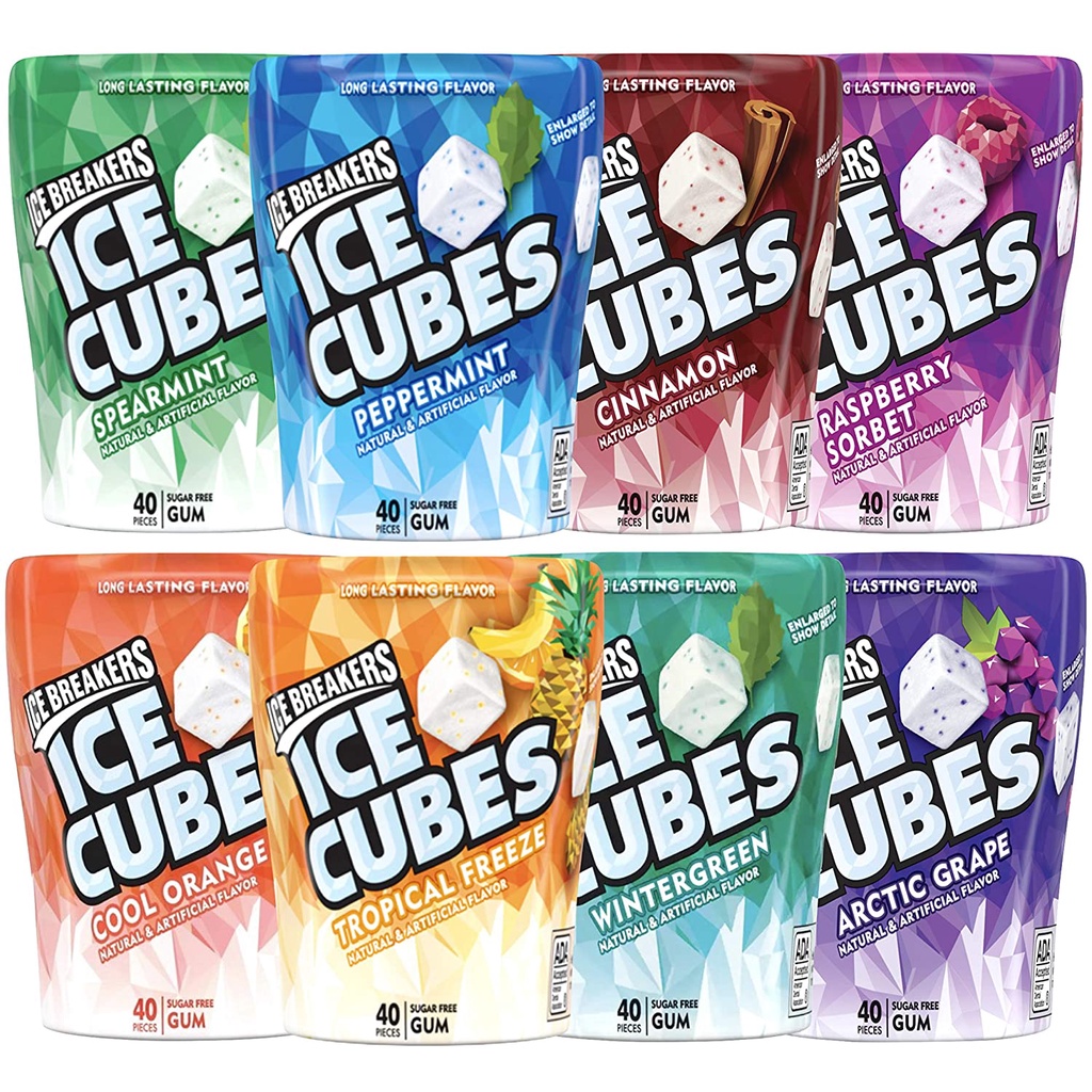 Icebreakers Ice Cubes gum box of 40 | Shopee Malaysia