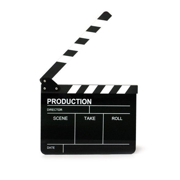 Professional Acrylic Video Slate board Action Clapper board English ...