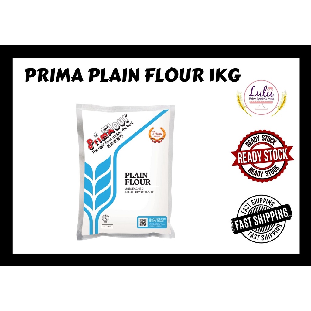 Premium Prima Flour (Bread/Top/Cake/Self Raising/Hong Kong/Plain Flour ...