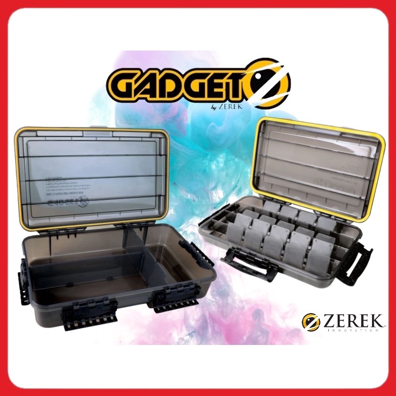 Zerek Gadget-Z Multi Function Air Tight Fishing Lure Case Tackle Box ...