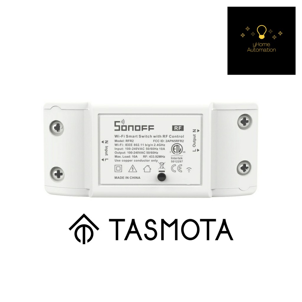 Pre Flashed with TASMOTA firmware/ Tasmotized Wi-Fi Smart Switch Sonoff ...