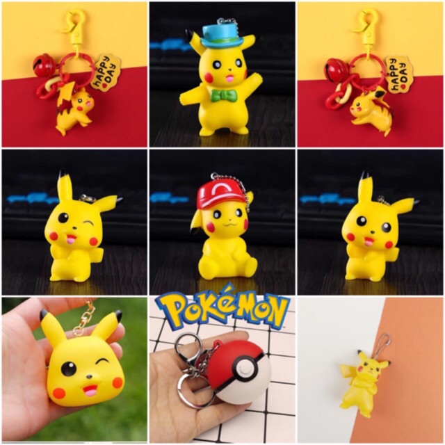 Pokemon Pikachu Pokeball Keychain | Shopee Malaysia