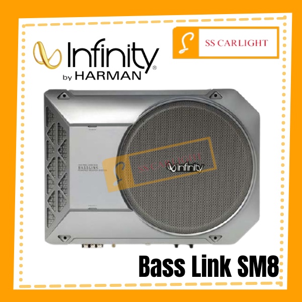 Infinity BassLink SM 8" compact powered under-seat subwoofer enclosure FREE Epsilon DSP | Shopee ...