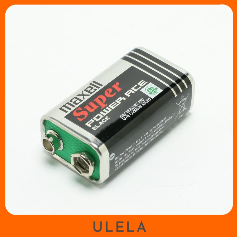 🔥 Original MAXELL Super Power Ace Black Heavy Duty Bateri Saiz Size 9V ...