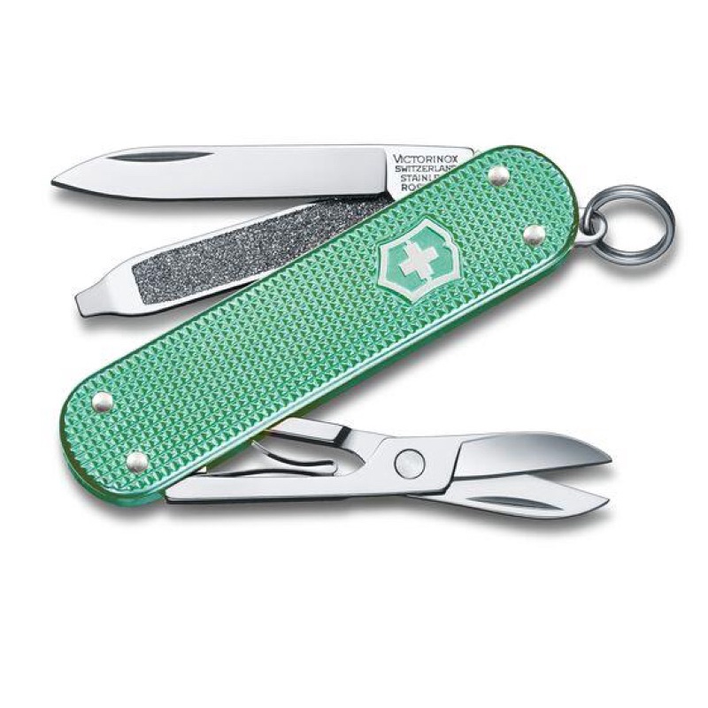 victorinox classic alox, minty mint, box (Limited Edition 2022 ...