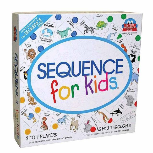 Sequence for kids game set (Ready Stock) Families Board & Cards Games ...