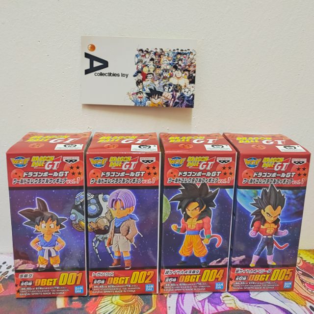 WCF DRAGON BALL GT VOL.1 SET OF 4 ( GOKU/ TRUNKS/GOKU SS4/VEGETA SS4) | Shopee Malaysia
