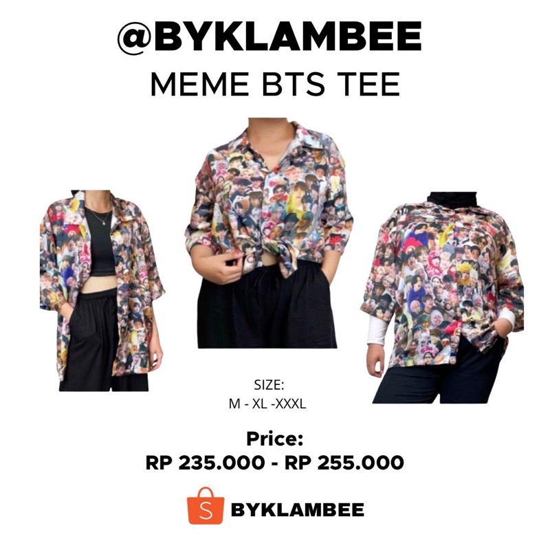 Meme BTS SHIRT (AIB BTS) | Shopee Malaysia