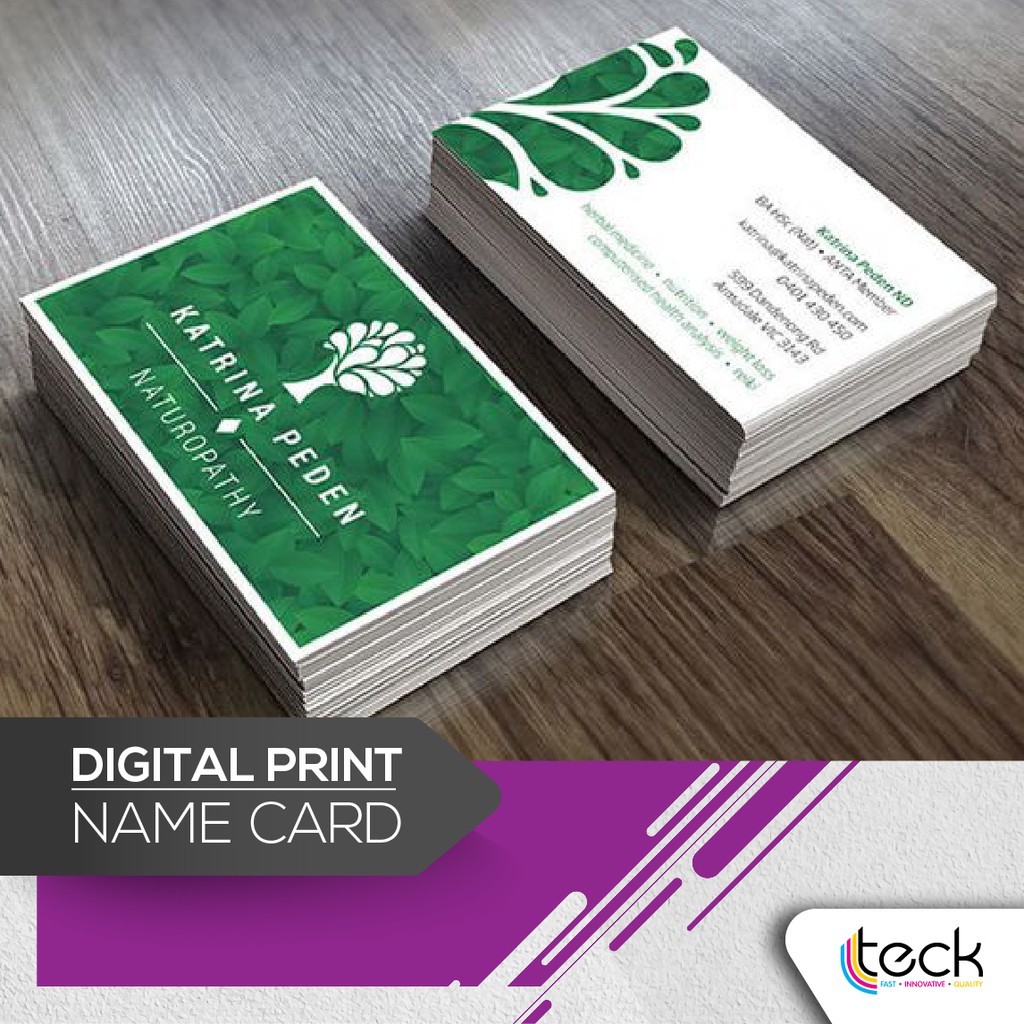 Name Card / Business Card (with Lamination) | Shopee Malaysia