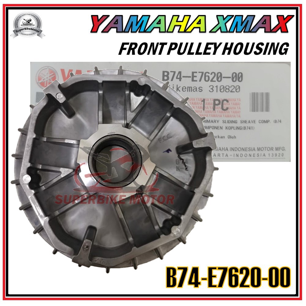 YAMAHA XMAX / XMAX250 - 100% Original Front Pulley Housing / Primary Sliding Sheave Comp - [B74 ...