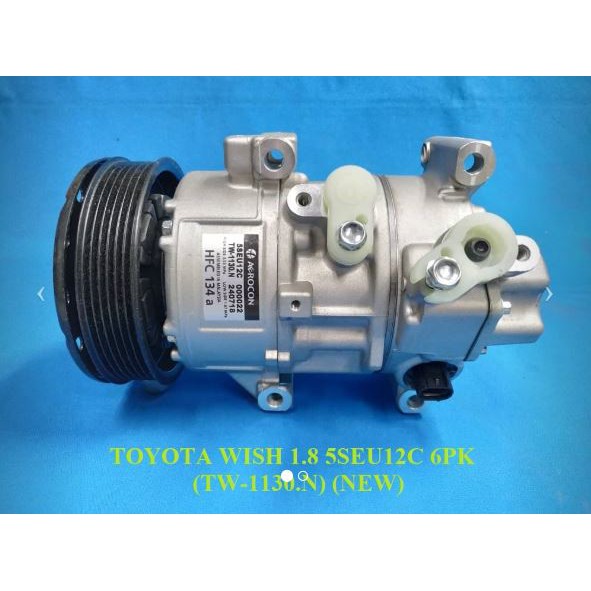 TOYOTA WISH 1.8 5SEU12C 6PK (NEW) COMPRESSOR TW-1130.N - NYGP | Shopee ...