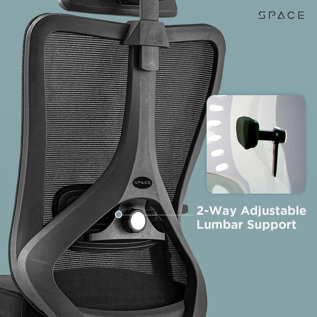 SPACE Essential Ergonomic Chair - 4 Years Official Warranty (Office ...