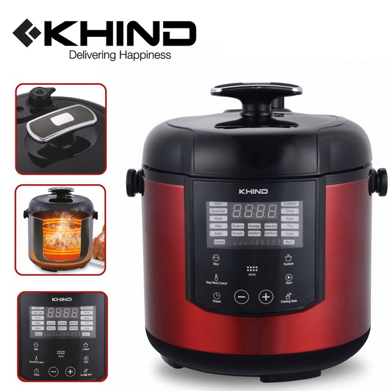 READY STOCK!!! Khind PC-6000 Digital Pressure Cooker (6L) | Shopee Malaysia