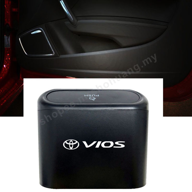 Toyota Car Trash Bin For Toyota Vios Accessories Decoration Garbage Bag ...