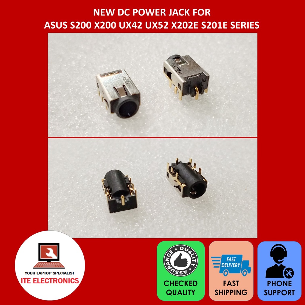 NEW ASUS S200 S200E X200 S400C UX42 UX52 X202E S201E SERIES DC POWER ...