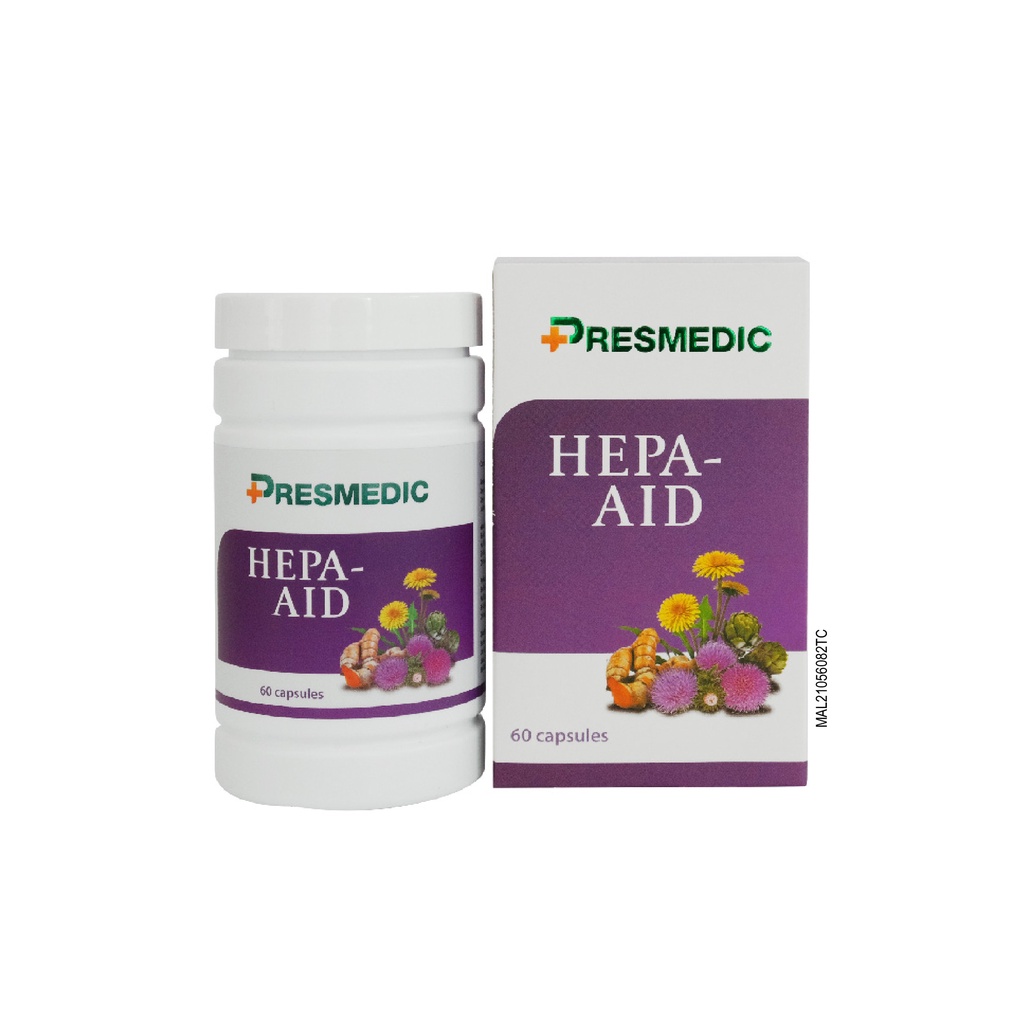 PRESMEDIC HEPA AID CAPSULE 60'S (ATASI LEMAK DALAM HATI/TURUNKAN ...