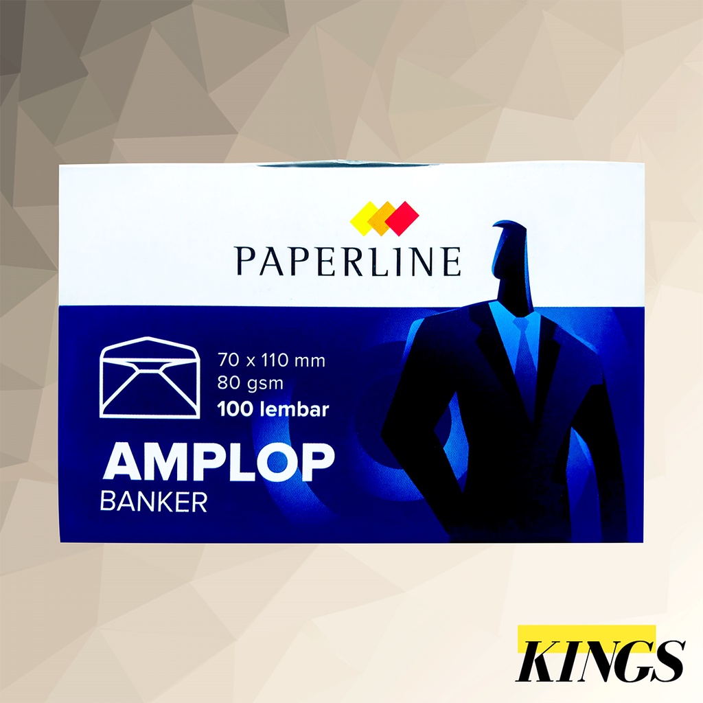 Paperline Banker Envelope 80 gsm 70 x 110mm | Shopee Malaysia