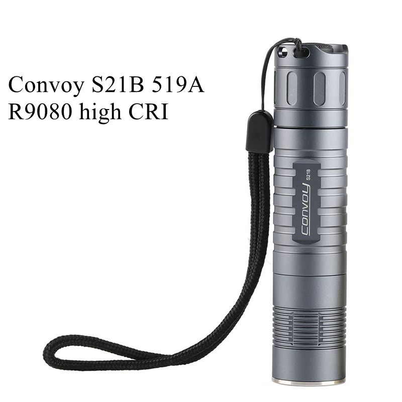Original Convoy S21B Flashlight 519A LED high CRI 12 groups Temperature ...