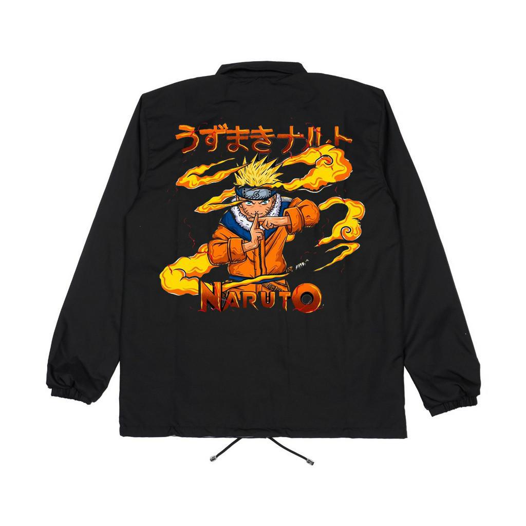 Afterrisen Coach Windbreaker Jacket Anime Naruto Uzumaki | Shopee Malaysia