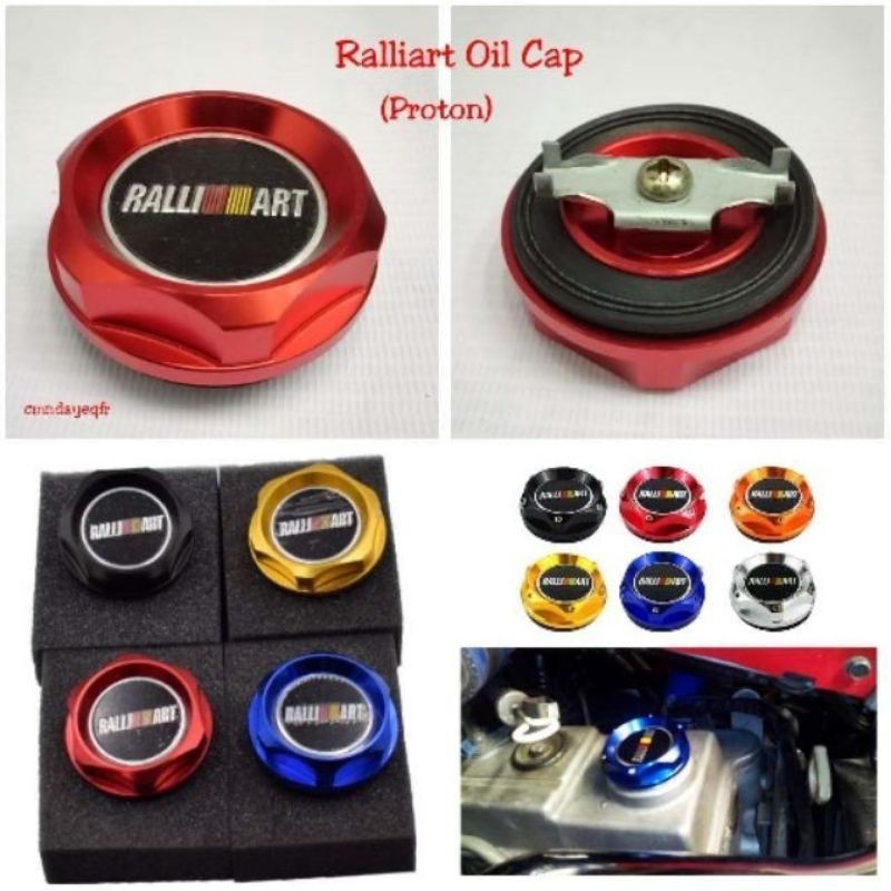 🚗 Ralliart ART Racing Engine Oil Cap For Proton Wira Mitsubshi 4G15 ...